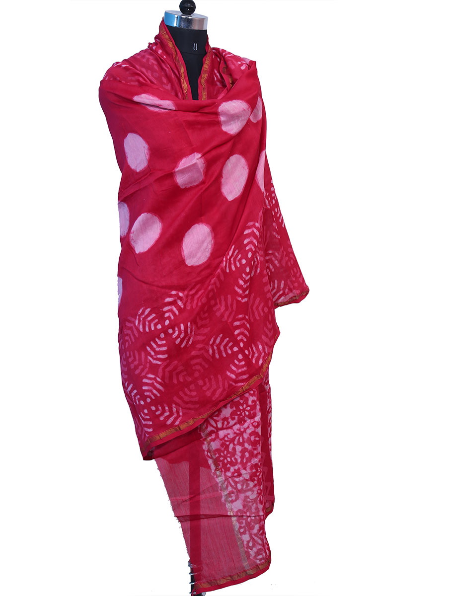 Buy Online Hand Block Print Dupatta Online | Cocoonkapas.